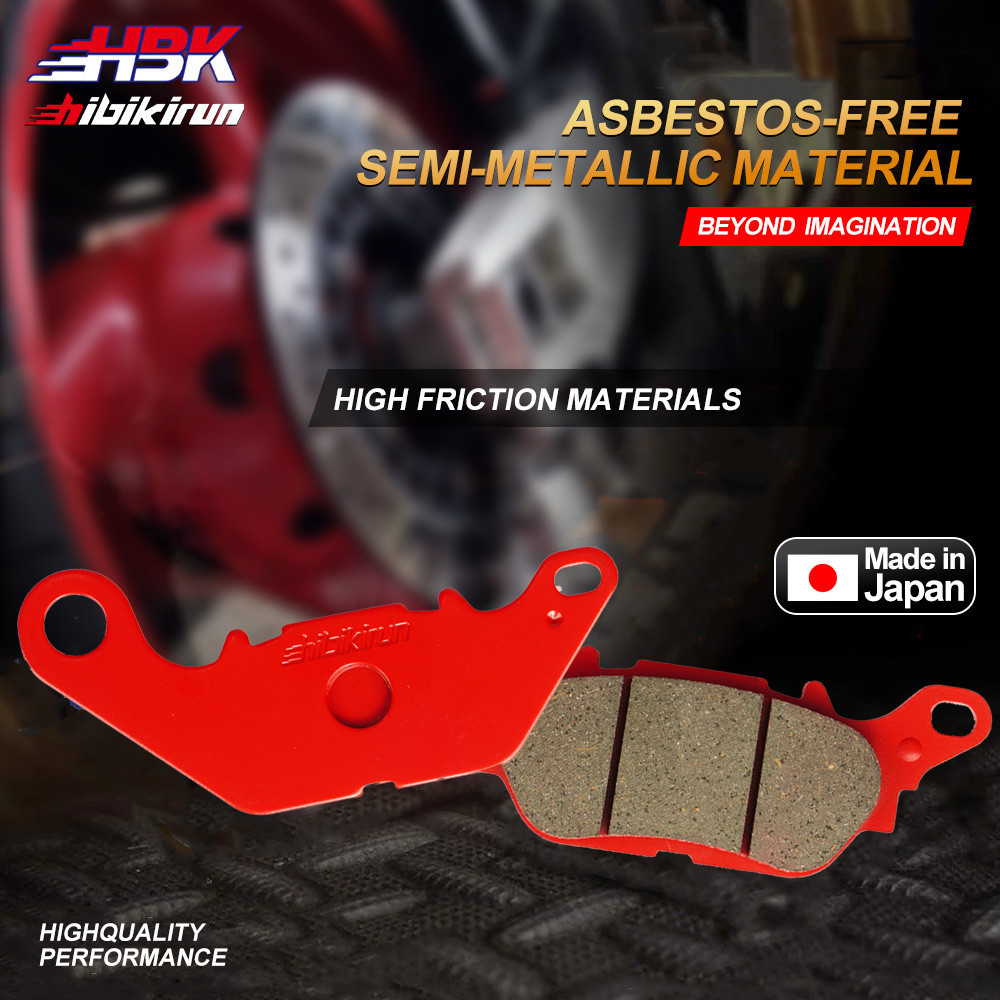 HBK Motorcycle Brake Pad for Yamaha NMAX 155/WAVE 125/ XRM/Raider 150 ...