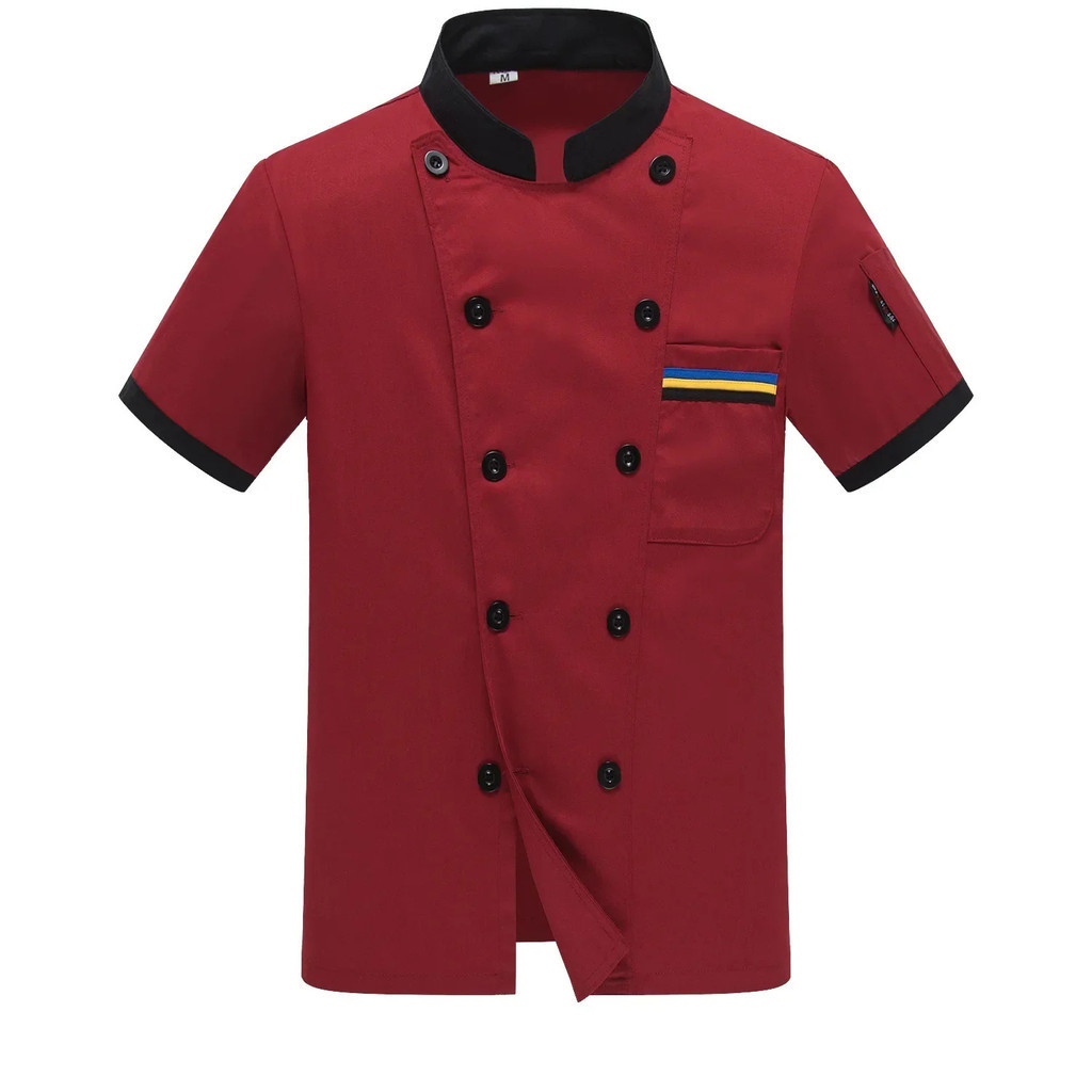 Professional Short Sleeve Chef Jacket for Food Service Industry ...
