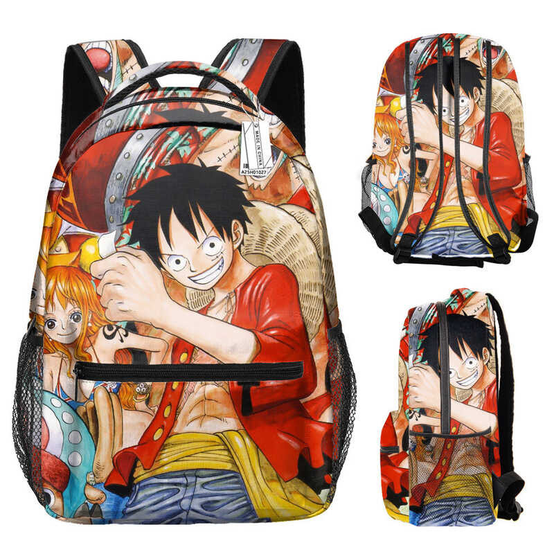 One Piece ☀ Primary And Secondary Schoolbag Cartoon Animation Full ...