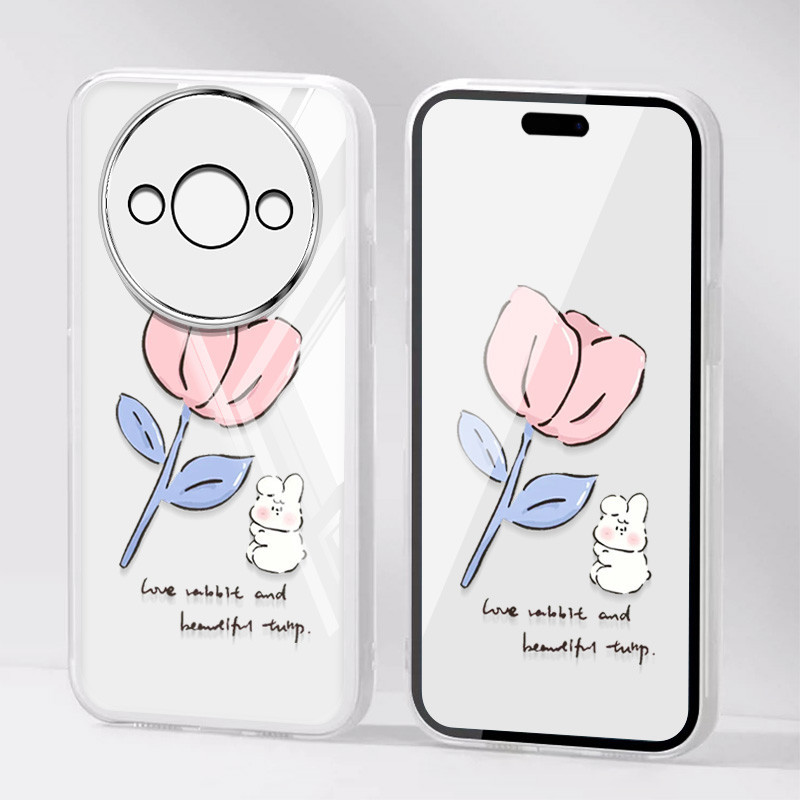 YBD Cartoon INS Style Phone Case for Redmi A3 Xiaomi POCO C61 4G Simple ...