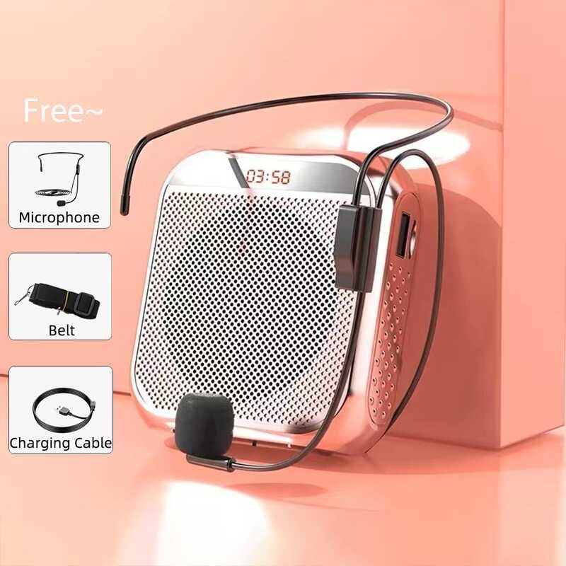 8 Ipakita Mini portable na magnifier ng mikrophone sa speaker Voice ...