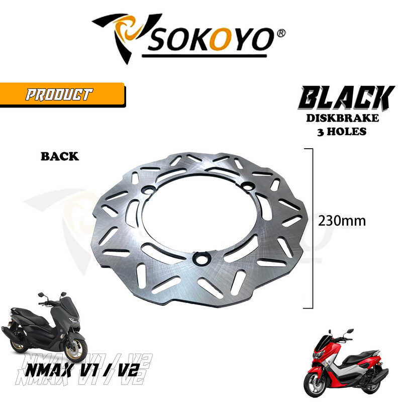 1 COD Pcyamaha NMAX V1 V2 V2.1 Rear Lighten Disc Brake 230Mm 3 Holes V ...