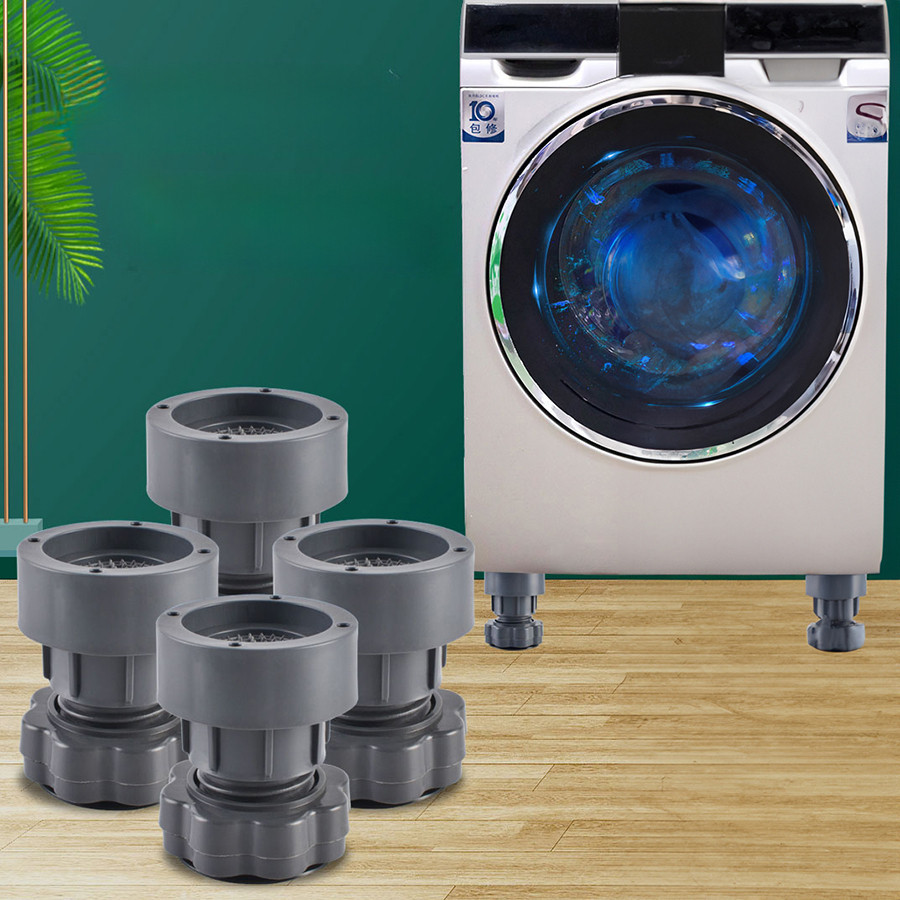 4Pcs/Set Washing Machine Stand Bathroom Tools Adjustable Heightener ...
