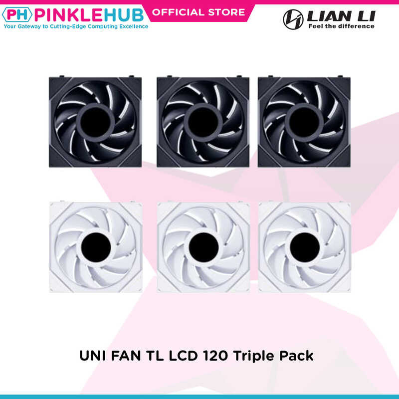 PinkleHub Lian Li UNI FAN TL LCD 120 Chassis Fan Triple Pack | Shopee ...