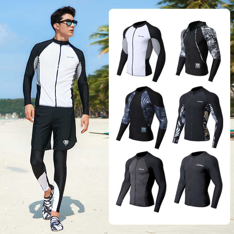 Snorkeling Sunscreen Quick-Dry Surfing Suit Long-Sleeved Thermal ...