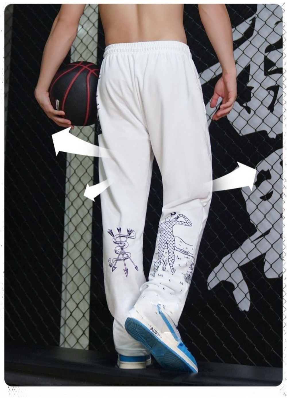 Delivery Within 24 Hour Kyrie Irving Pants for Men American Basketball ...