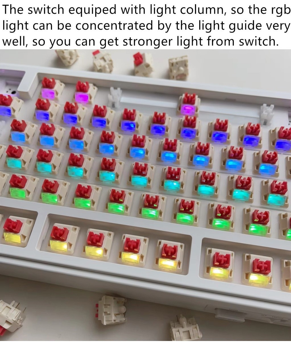 Honey Bean Linear Switch Silent Linear Spindle Factory Run Customized ...