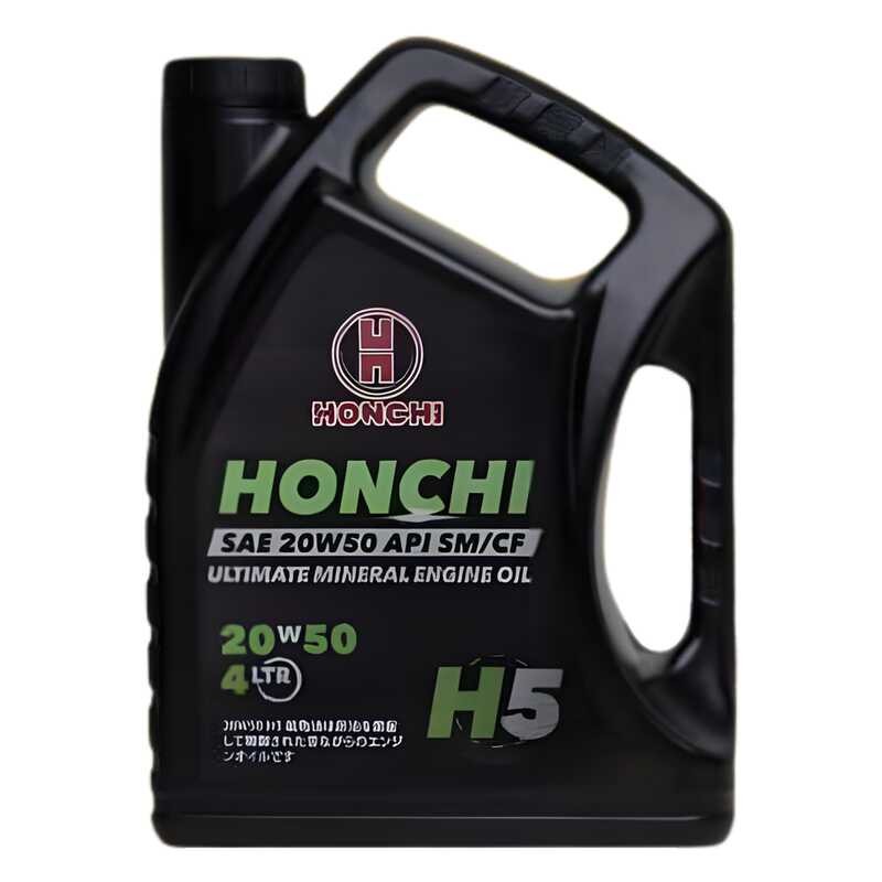 Honchi H5 SAE 20W50 Ultimate Mineral Engine Oil API SM/CF (4 Liters ...