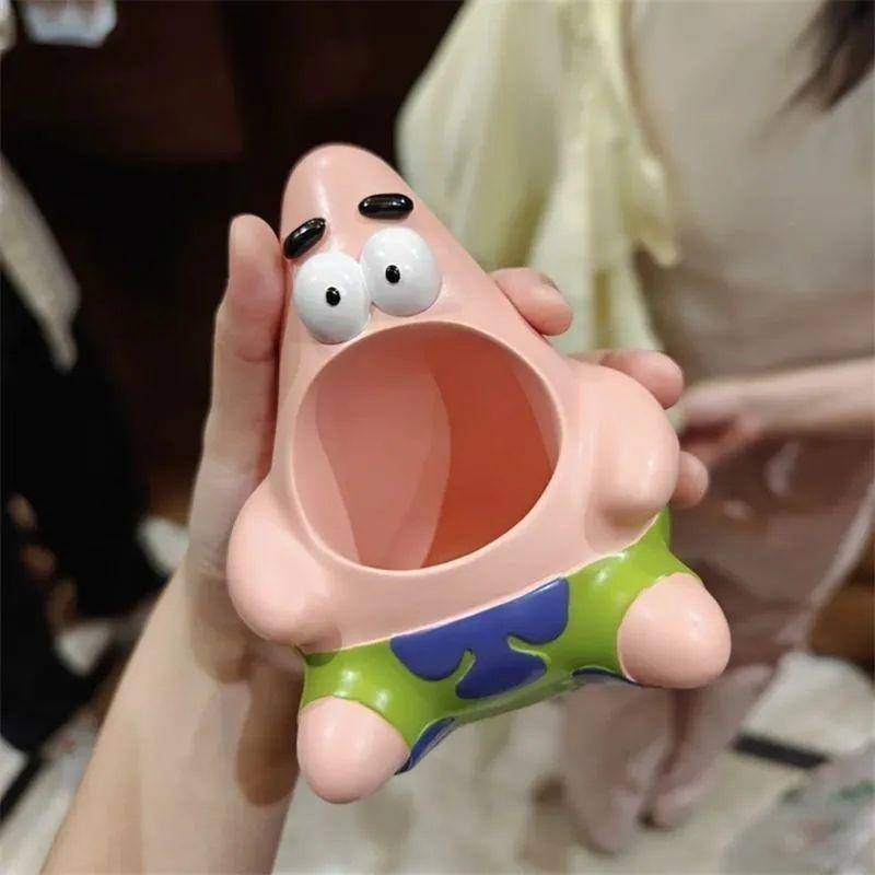 Cute Patrick Star Pen Holder Multifunctional Children's Desktop Large ...