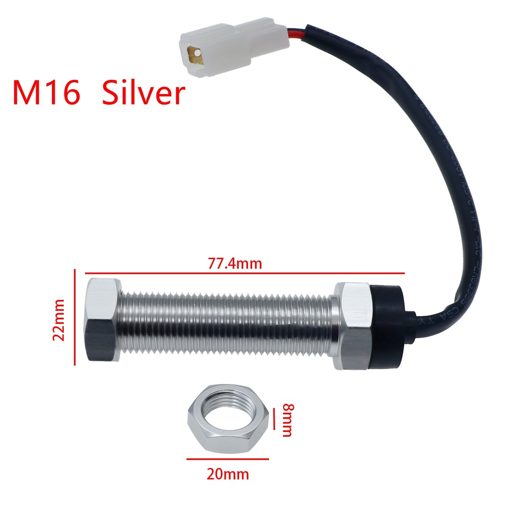 75mm long silver RPM tachometer sensor RMA sensor suitable for car ...
