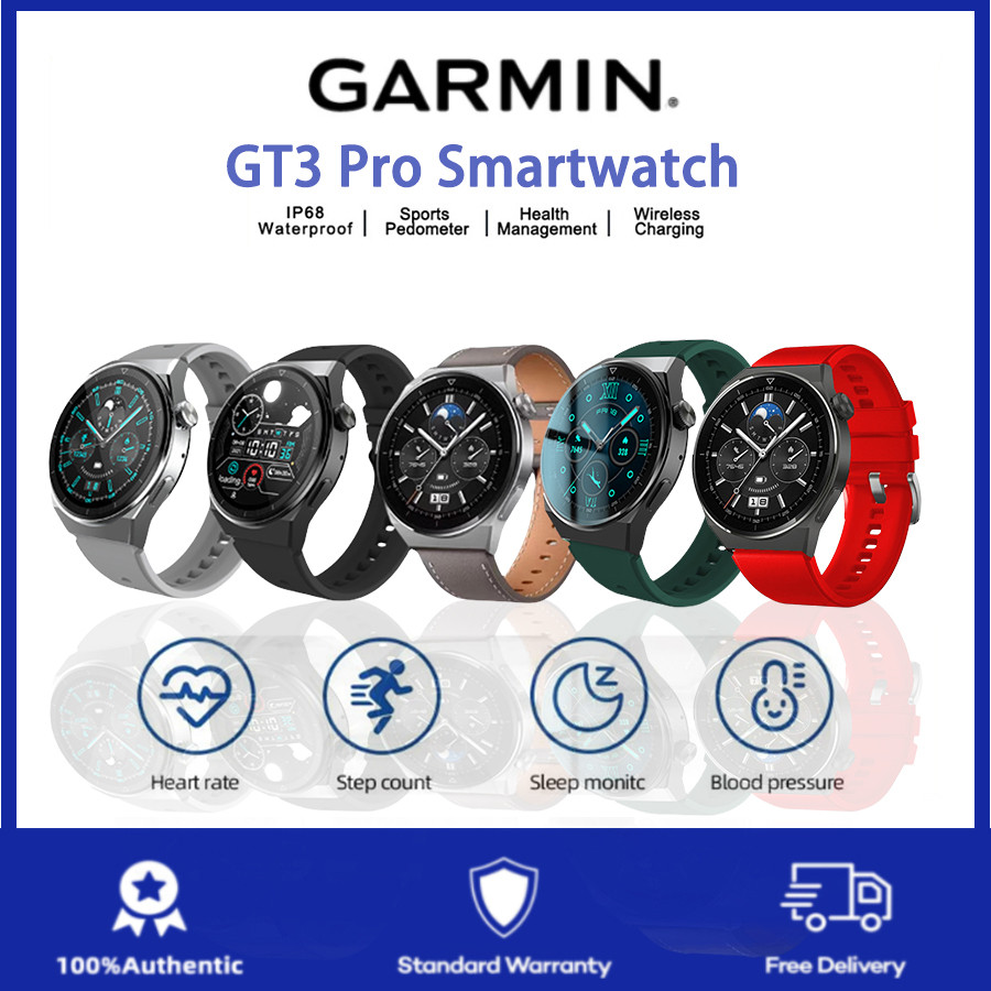 Garmin GT3 PRO Orihinal 2024 Waterproof para sa IOS Android 1.35 Inch ...
