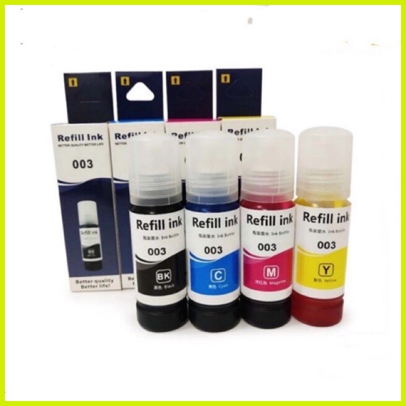 ∈ Refill ink 003 Ink 70ml with box for epson L3110 epson L3150 | Shopee ...
