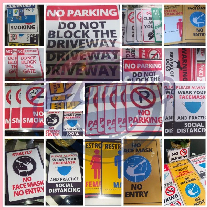 Store Sign Loading Station Sari Sari Store Laminated & PVC Sign ...