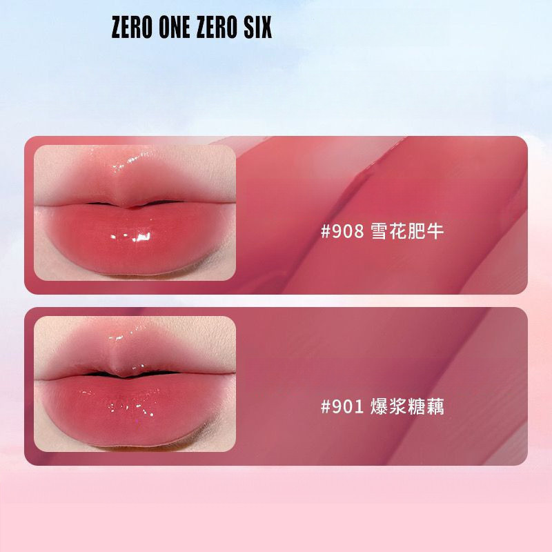 ZERO ONE ZERO SIX Lip Glaze 0106 Mirror Water Gloss Lip Glaze Moisturizes Evenly Not Easy To ...