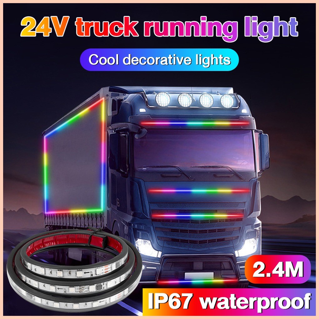Truck Light 24V Strobe Running Streamer Led strip lights Dynamic ...