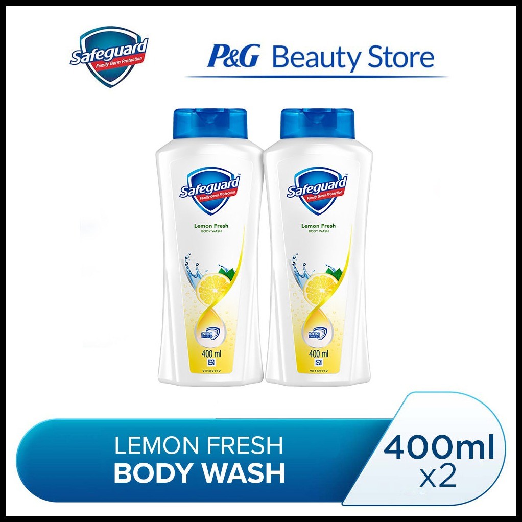 Safeguard Lemon Fresh Body Wash (400mL) Duo ⧈ | Shopee Philippines