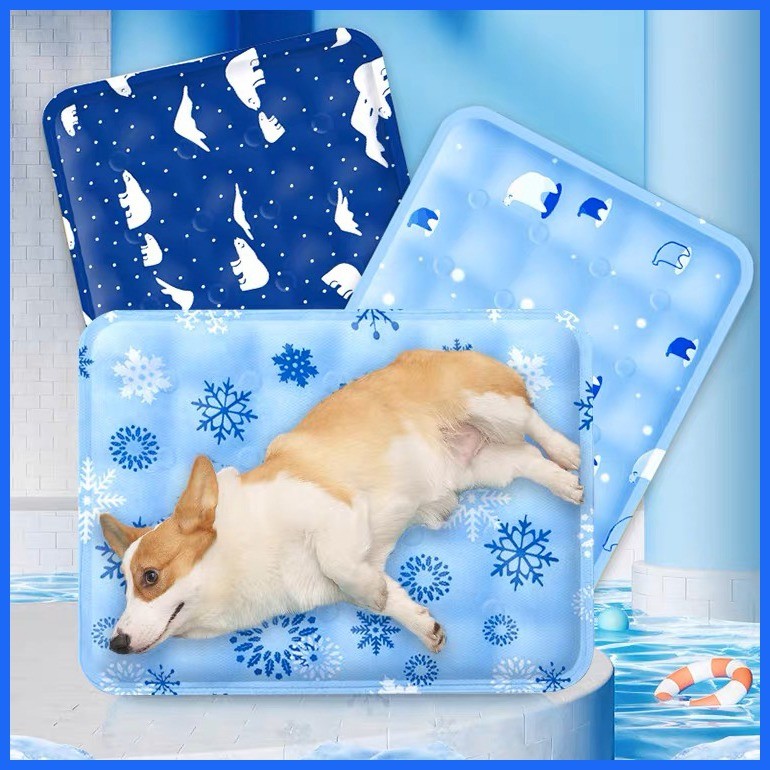 Pet Dog Bed Mat Cooling Gel Ice Mat Dog Cat Pads Quick Cooling ...