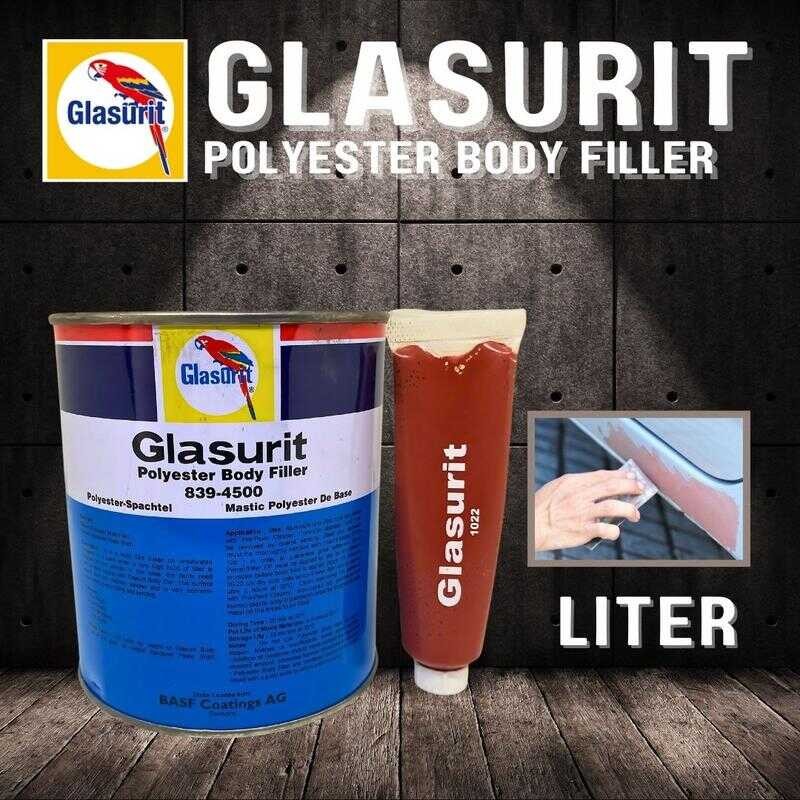 EMJ Glasurit Body Filler 1Liter - Multi-Surface Masilya For Car ...