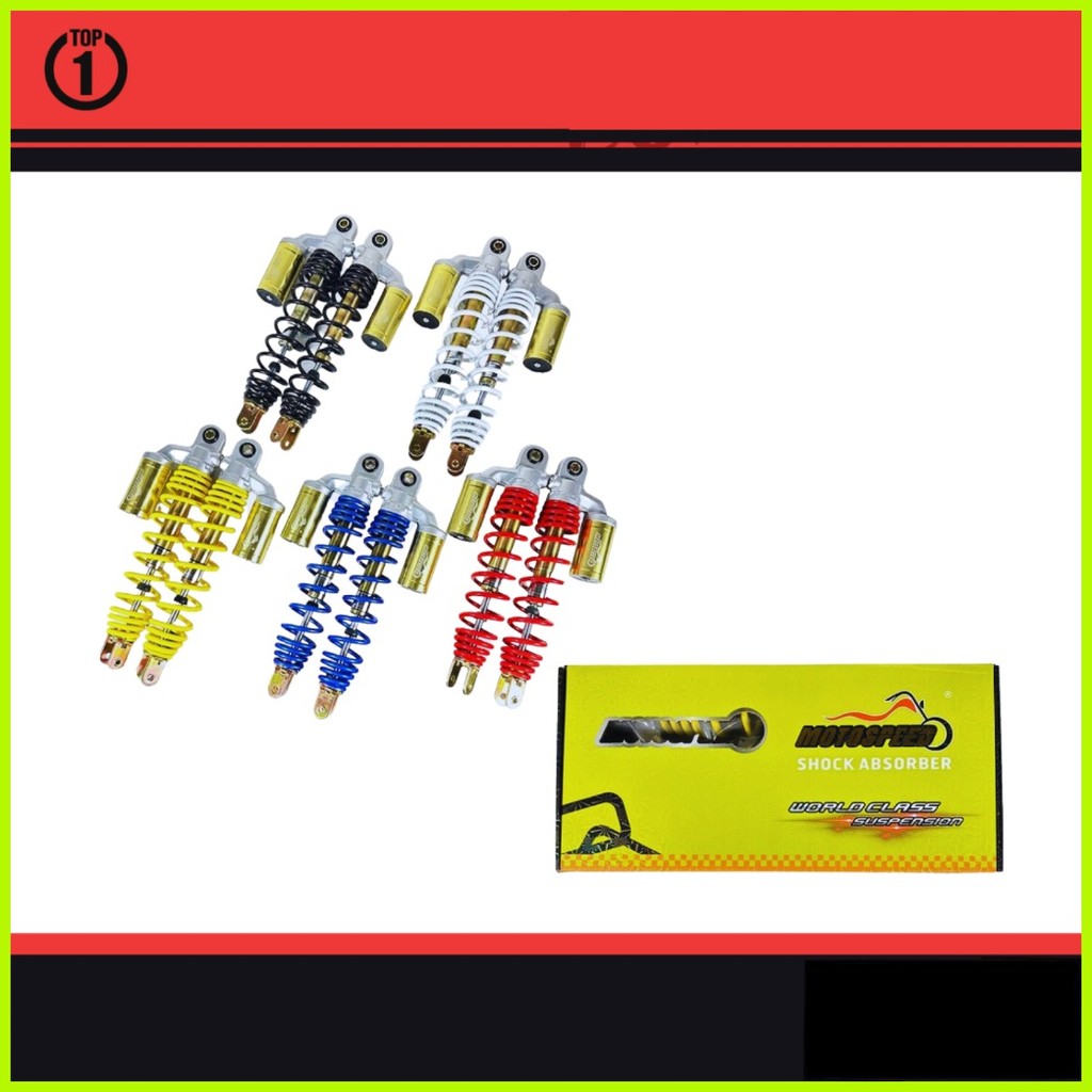 Top1 Motos 1 Pair Rear Dual Shock Absorber with Gas Tank 335mm For Nmax ...