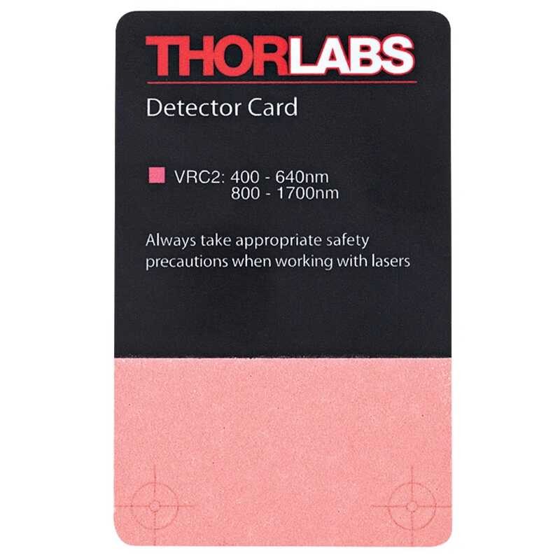 UV IR Visible Light Laser Radiation Display Observation Indicator Card ...