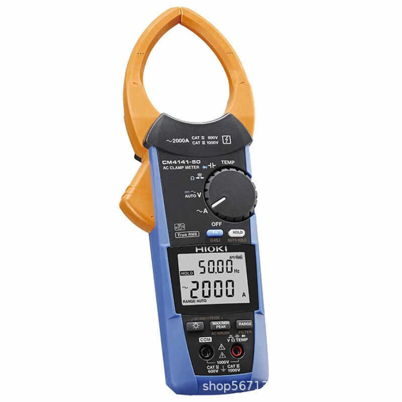 HIOKI Cm4141-50 AC Digital Clamp Meter True RMS Multimeter Ammeter ...