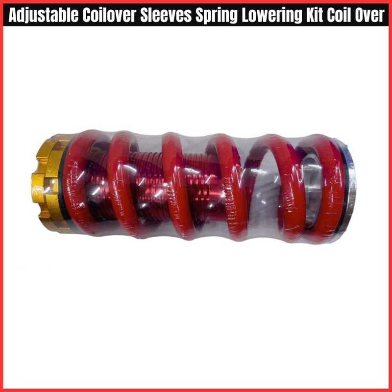 Coilover Adjustble Universl Sleeves Spring Lowering Kit Coil Over 4 Pcs ...
