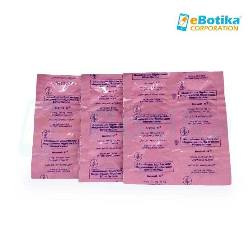 Kremil-S (12Pcs Chewable Tablets) | Shopee Philippines