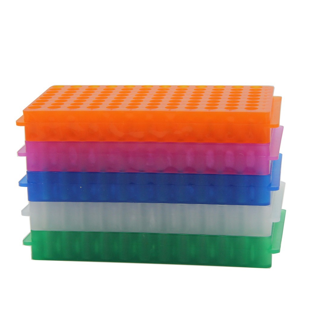 Tube Rack Double Panel 96 Positions For Microcentrifuge Tubes 0.5/1.5ml ...