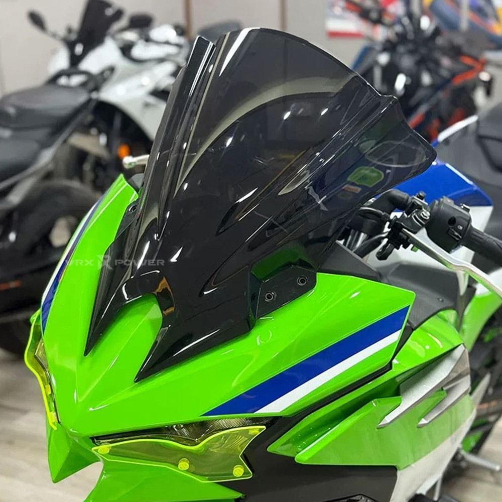 Windshield Windscreen For KAWASAKI NINJA 500 Motorcycle Heightened Wind ...