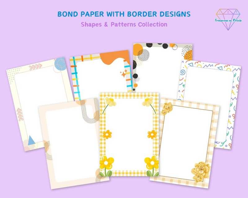 3C23 Short Or A4 Paper One Bond Paper Or Photo Paper With Border ...