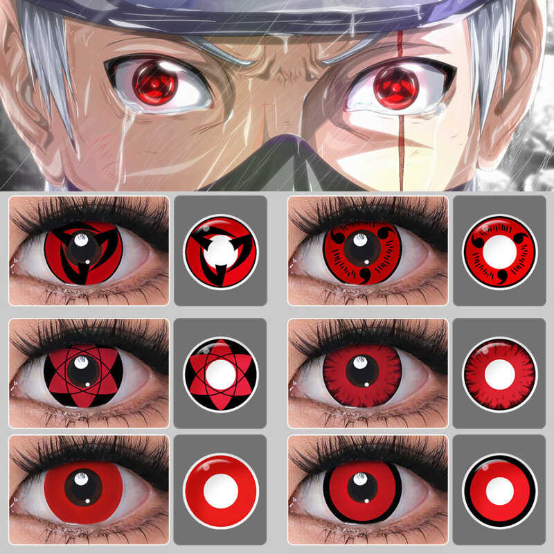 Magister Contact Lenses, Cartoon Naruto Halloween Cosplay Lens, Naruto ...
