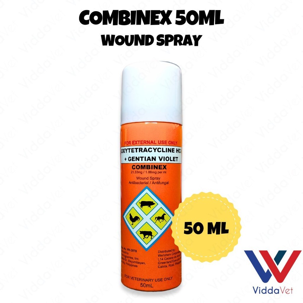 50 mL COMBINEX – Pang-araw-araw na Pang-spray para sa Sugat | Shopee ...
