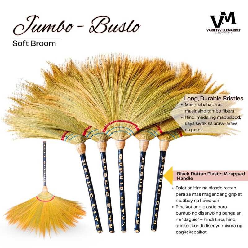 Varietyvillemarket Jumbo Buslo Brooms Makapal At Matibay Sweeper ...