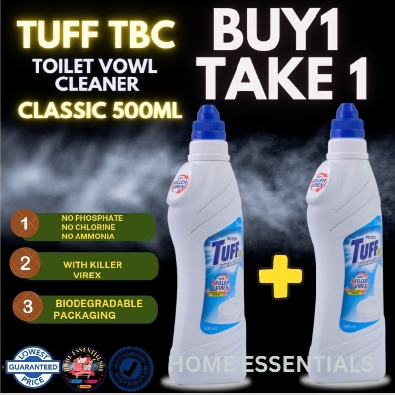 TUFF CLASSIC TOILET BOWL CLEANER BUY 1 TAKE 1 500ML | Shopee Philippines