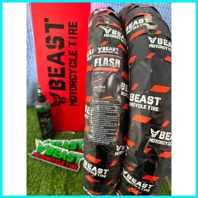 BEAST FLASH (P6240)TUBELESS TIRE 14-17" (INCHES) Skid tiresORIGINAL ...