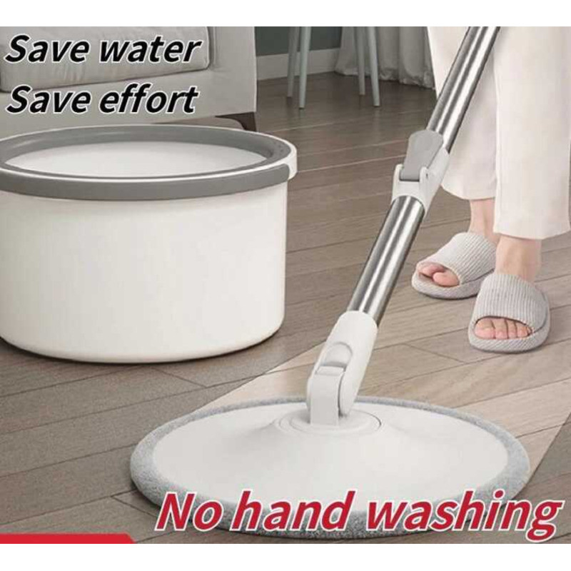 Self Wash Spin Mop 360 Spinner Flat Cleaner Clean And Dirty Water ...