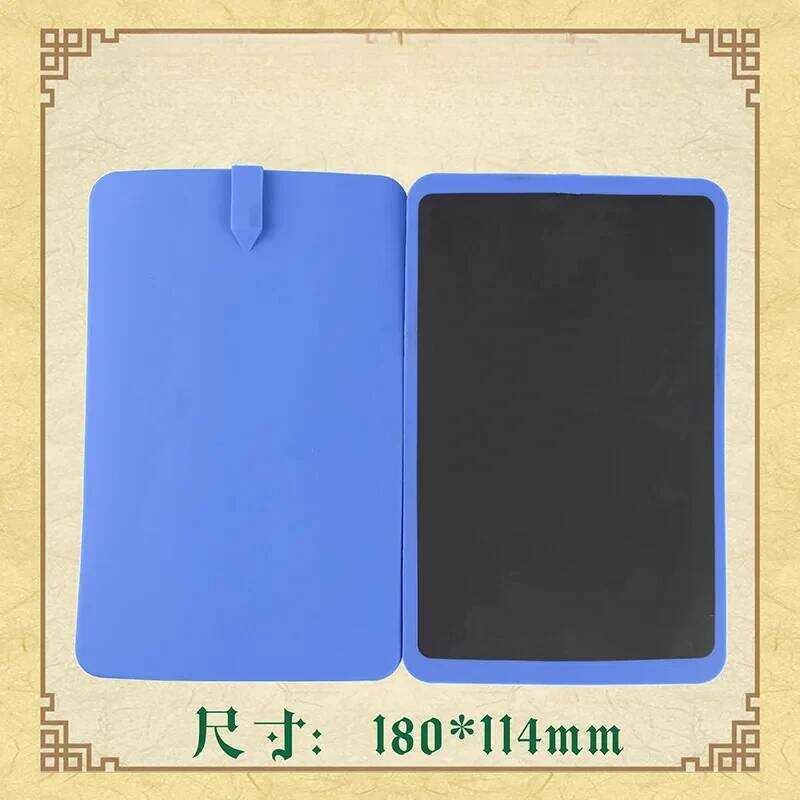Blue Reusable 11.4X18cm Large Silicone Electrode Pad Non-gel Carbon ...