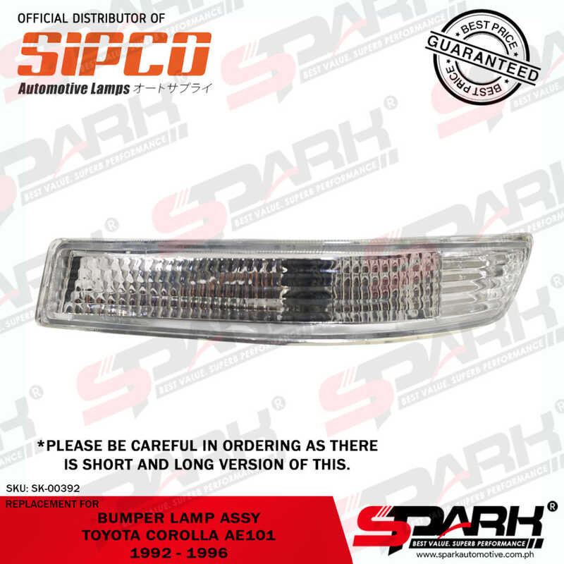 Lamp Front Front Bumper Light Toyota Corolla Ae100 Ae-100 Ee100 1992 ...
