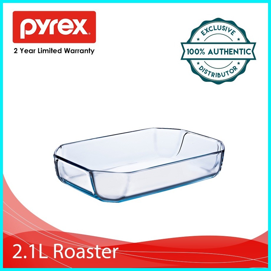 Pyrex Inspiration 2.1L Rectangular Roaster | Shopee Philippines