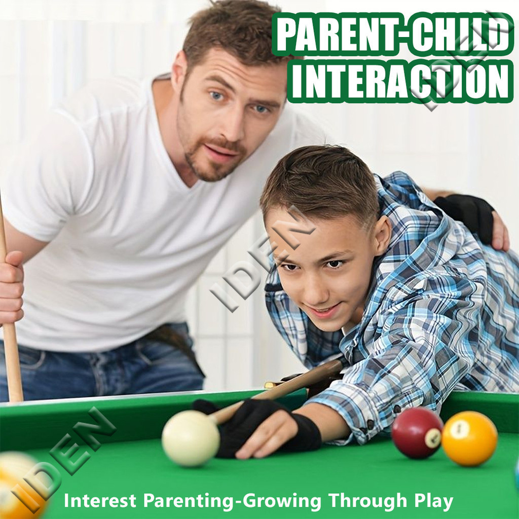 Mini Billiard Table Set For Kids Wooden Tabletop Pool table Set With ...