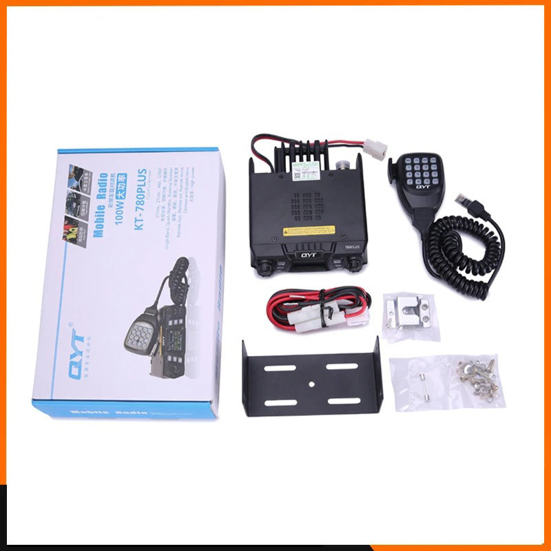 100-Watt QYT KT-780Plus Mini Mobile Radio Single Band VHF:136-174Mhz ...