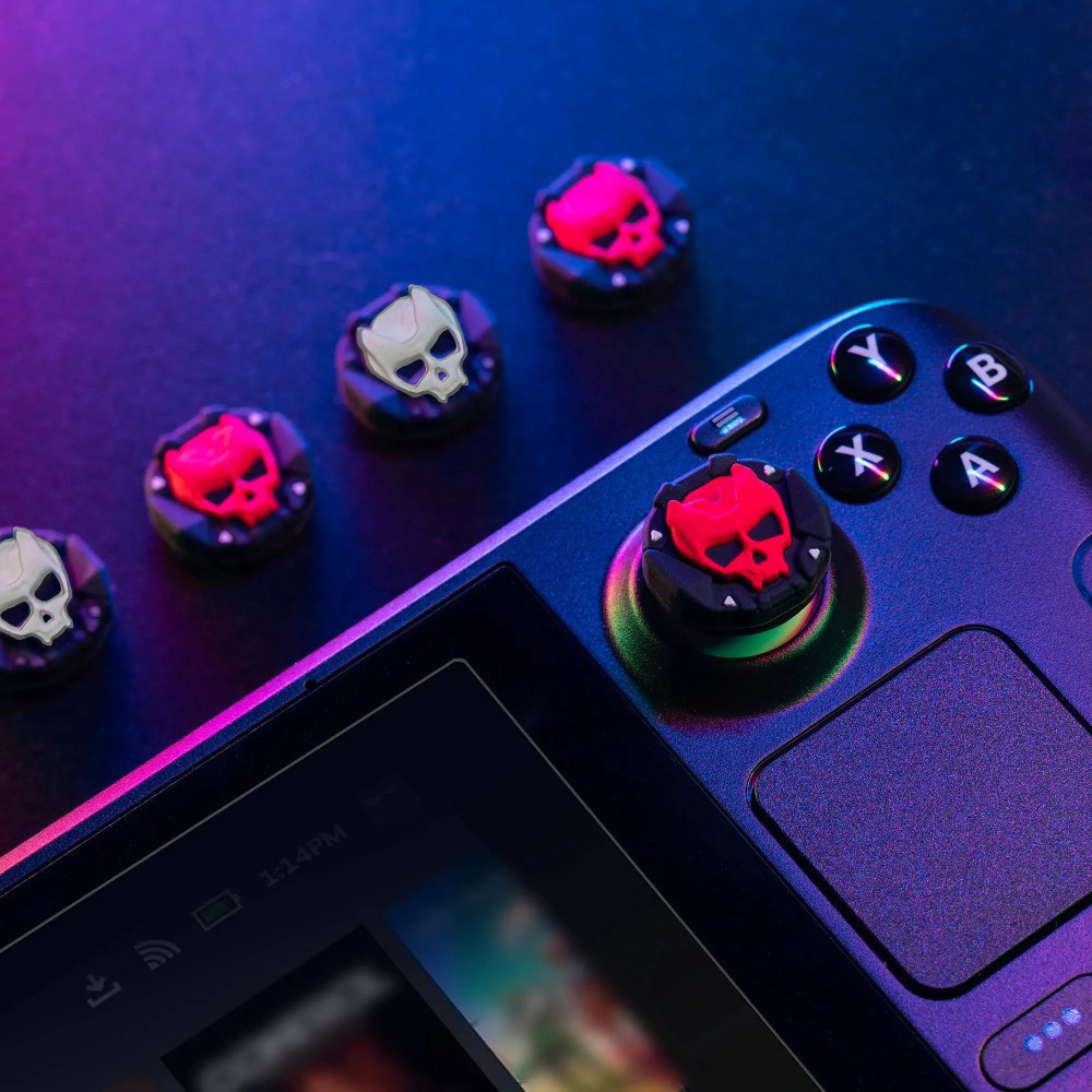 GeekShare Thumb Grip Caps for Steam Deck / Rog Ally & Rog Ally X Black ...