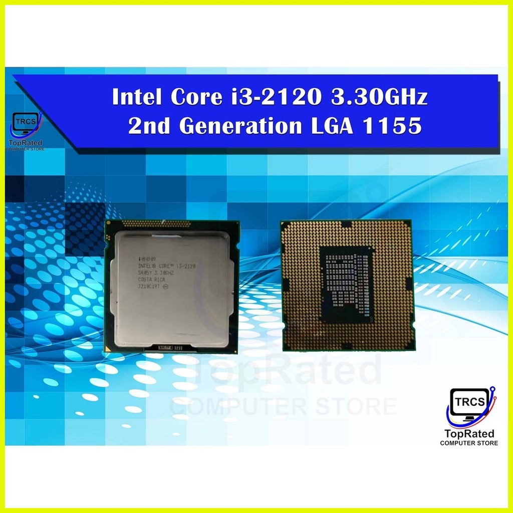 ♒ Intel Core i3-2120 3.30GHz 2nd Gen Processor LGA 1155 (Used) | Shopee ...