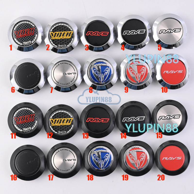 4pcs Rays Volk Racing Car Wheel Center Cap Cover 65mm Rays CE28 TE37 ...