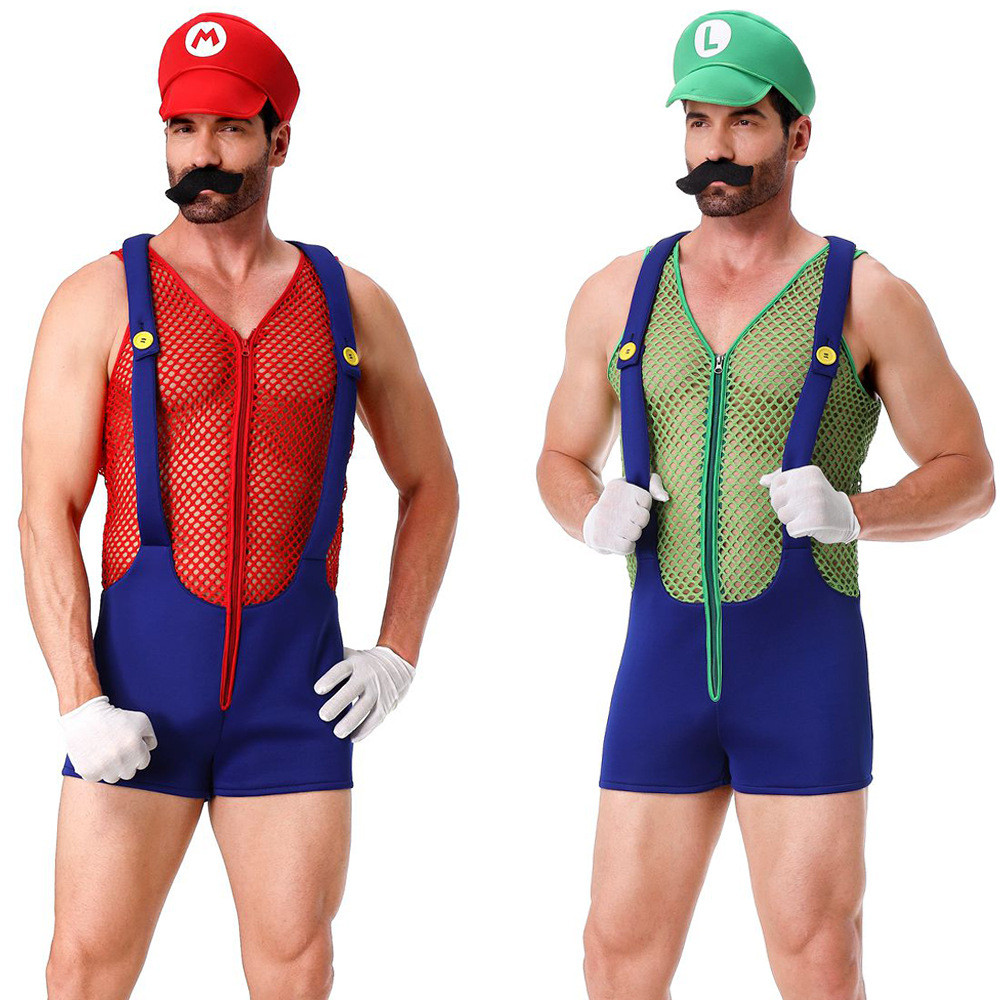 Sexy Appeal Super Mario Stage Costume Mario Sexy Perspective Costume ...
