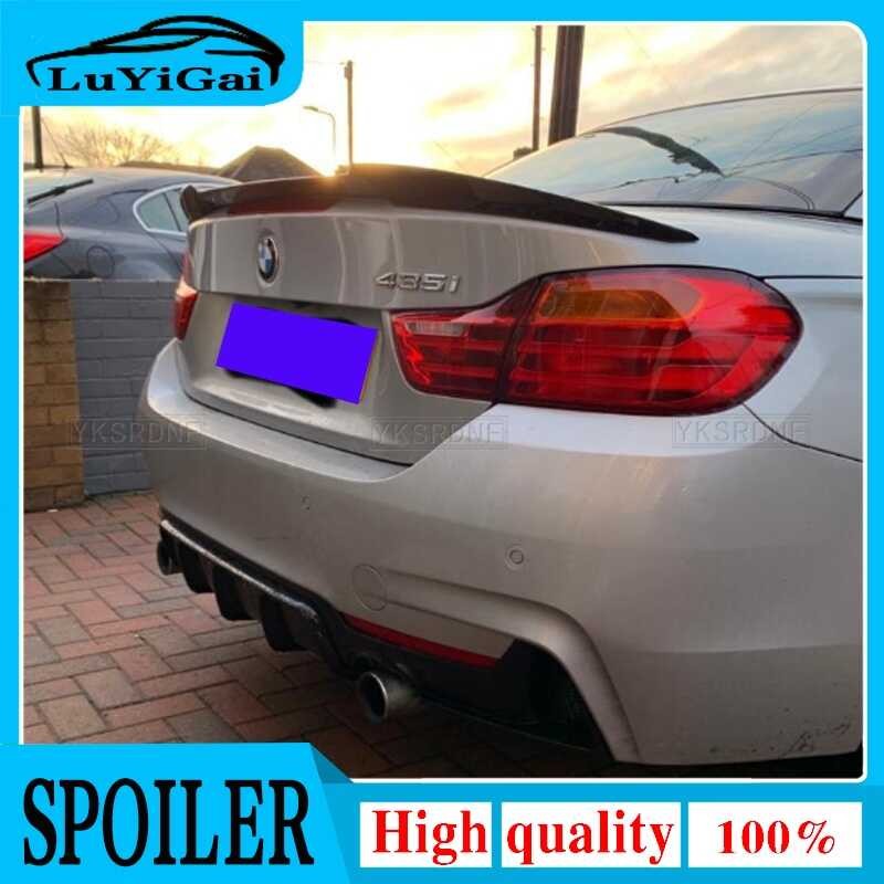 Style Carbon Fiber Rear Roof Spoiler Trunk Lip Wing For F33 Convertible ...
