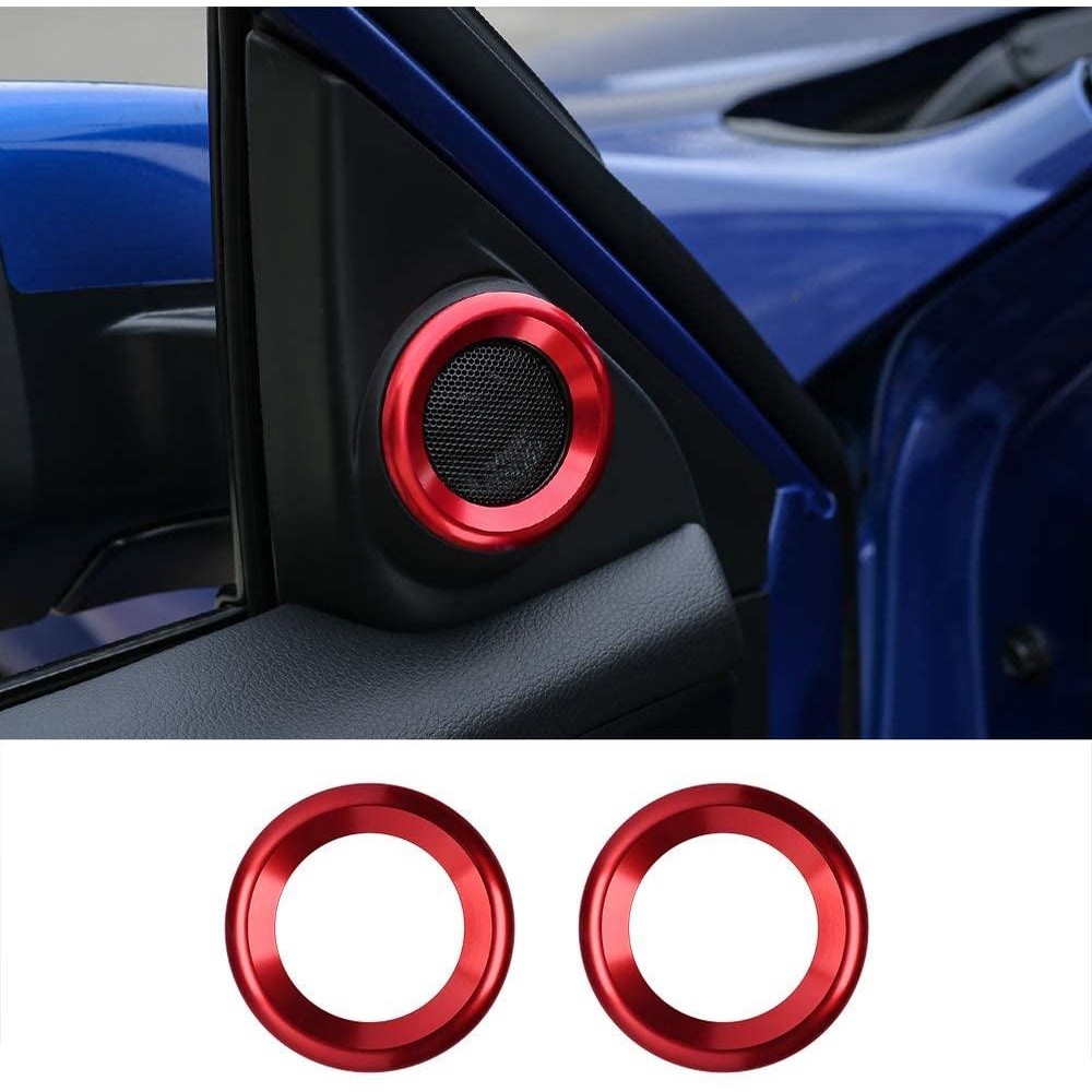 Round audio speaker ring for decorating Honda Civic, 10th Gen model, 1 ...
