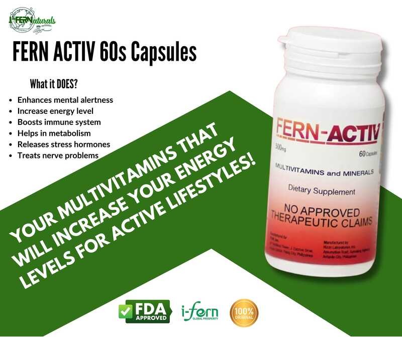New Vitamins Fern-Activ Fern Activ B Complex Multivitamins 60 Capsules ...