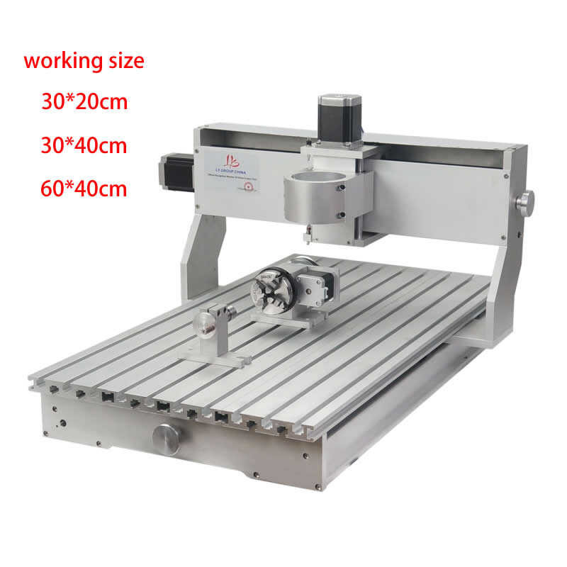 DIY Mini CNC 3020 3040 6040 Metal Engraving Milg Hine Frame Kit Wood ...