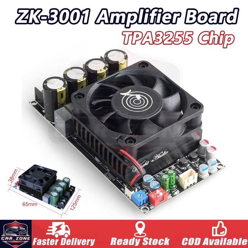 ZK-3002 Amplifier Board 300W Dual Channel,600Wfrequency Volume Adjustment TPA3225 Mono Chip ...